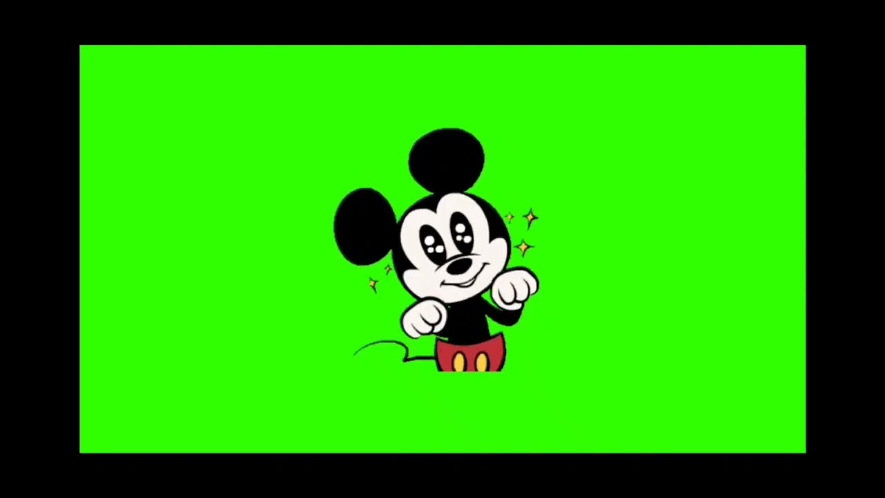 Mickey Mouse Green Screen - YouTube
