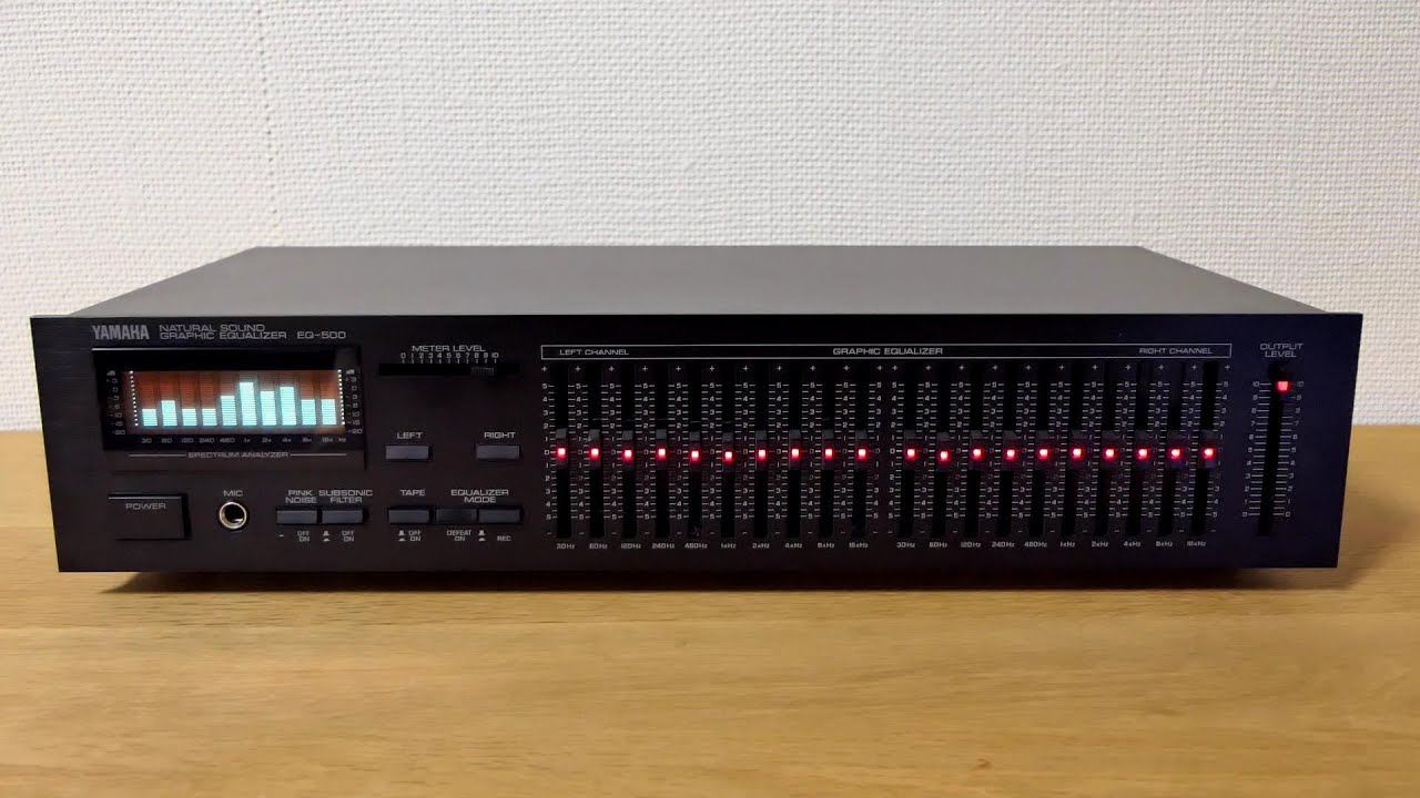 Yamaha EQ-500 Graphic Equalizer - Vintage HiFi - YouTube