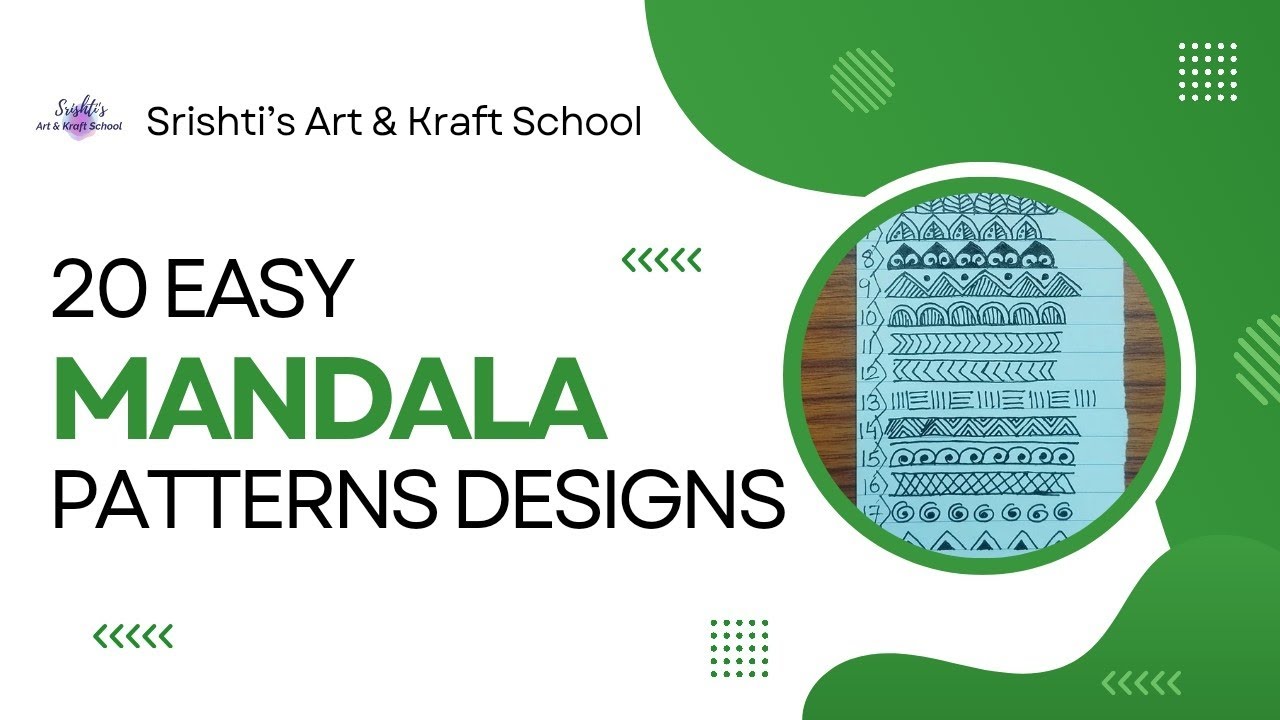 How to Draw Mandala Basic Shape | Step-By-Step | Basic designs For ...