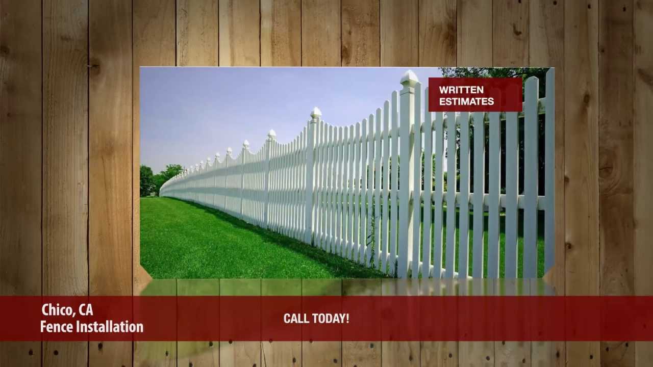 Fence Installation Chico CA. Call Today! - YouTube