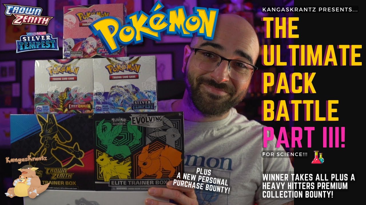 The Ultimate Pokemon Pack Battle for Science PART 3! Crown Zenith ...