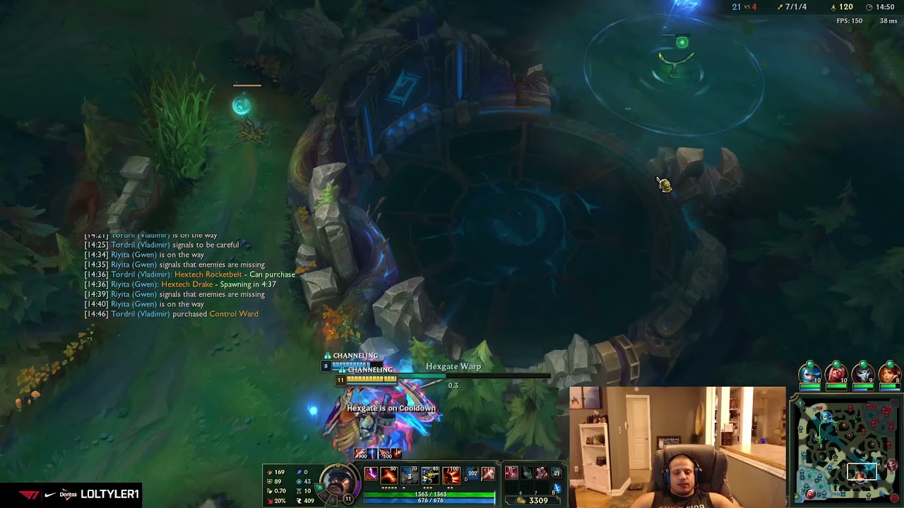 Tyler1, Doublelift & MrBeast trying the new Hex Gates! - YouTube