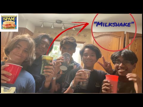 Making a disgusting milk shake and drinking it…. - YouTube