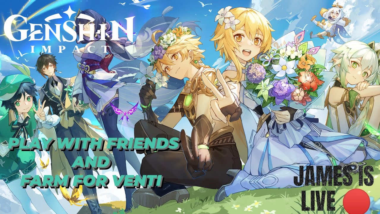 FUN PLAY & FARM FOR VENTI || Genshin Impact Tamil Live #genshinimpact # ...