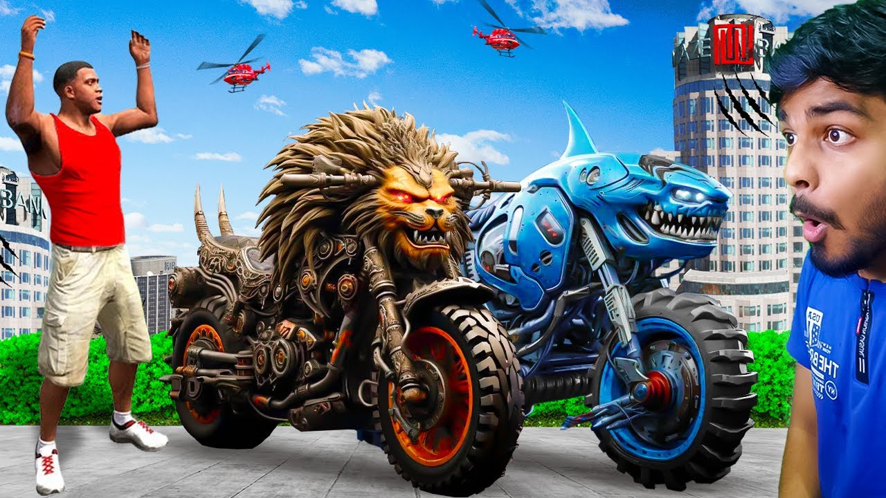GTA 5 : Collecting RARE ANIMAL BIKES🦁 | Gta 5 tamil | Gta tamilan - YouTube