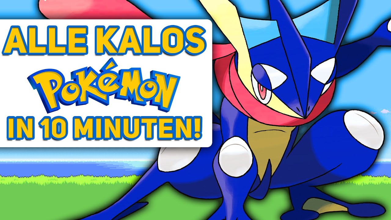 Nenne alle Kalos Pokémon in 10 Minuten! - YouTube
