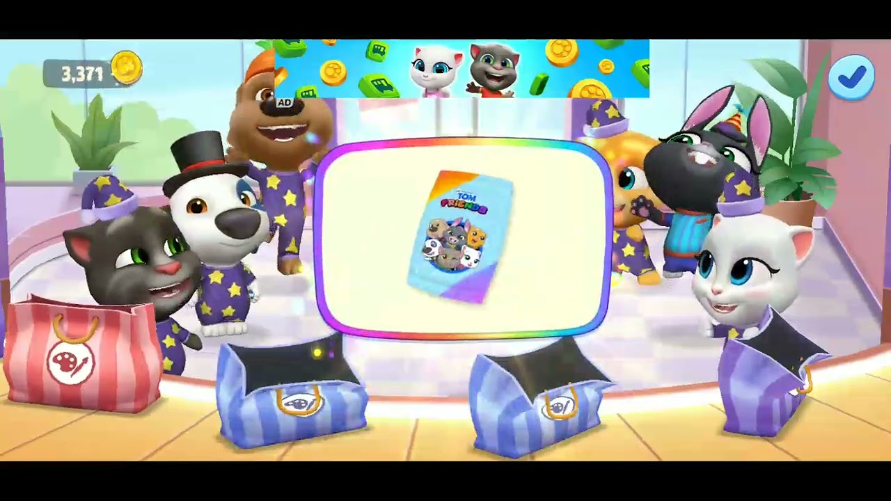 My luck is so bad My talking Tom friends.#viral - YouTube