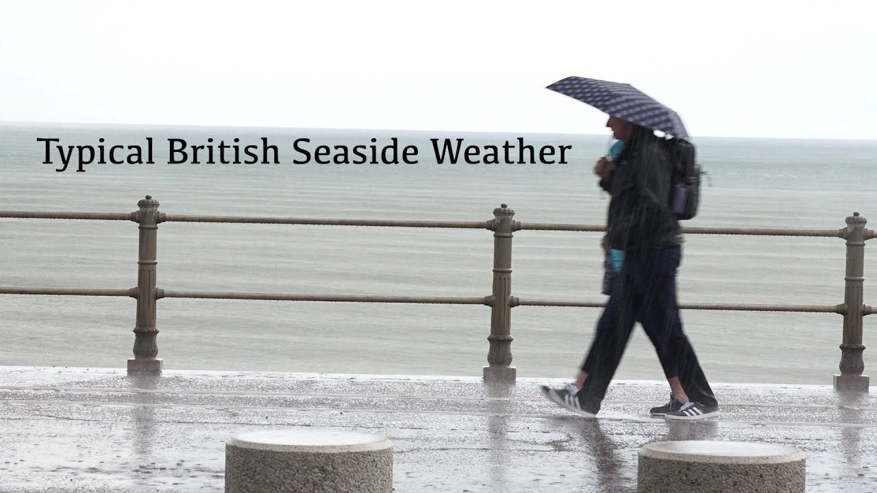 Typical British Seaside Weather - YouTube