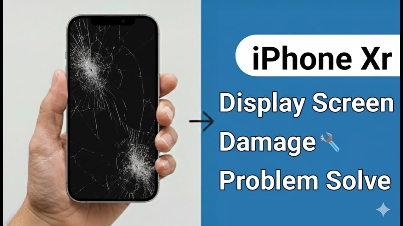 iPhone Xr Display Screen Damage Problem Solve - YouTube