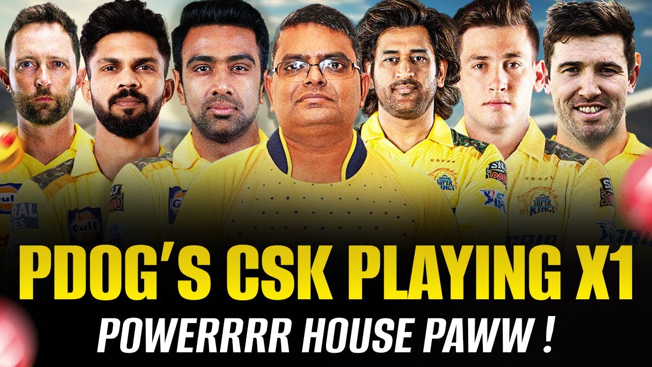 PDogg Prasanna’s Ultimate CSK Playing XI for IPL 2025! 🦁💛 #whistlepodu ...