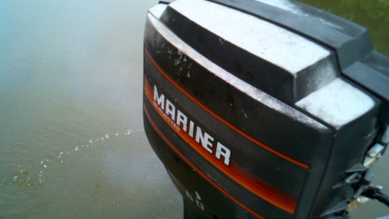 1986 Mariner 60-first signs of life - YouTube