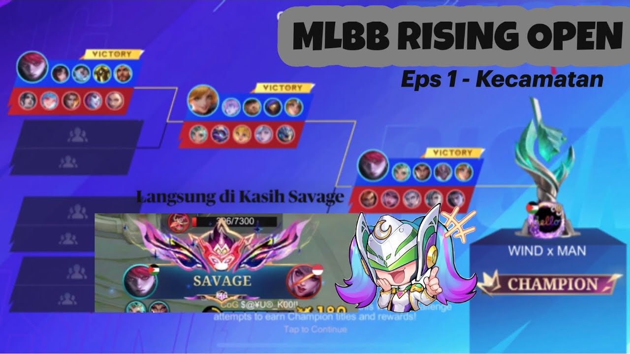 MLBB RISING OPEN EPS 1 KECAMATAN - Mobile Legend Indonesia - YouTube