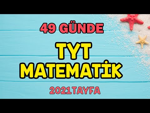 49 GÜNDE TYT MATEMATİK KAMPI BAŞLIYOR  | 2021 TAYFA rehber matematik #rmtayfa