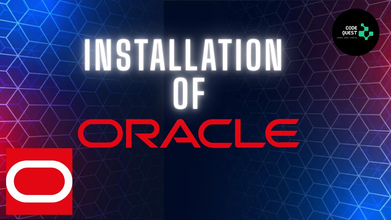 Installation of ORACLE - YouTube