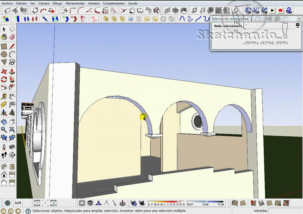 Numero de segmentos en Sketchup - YouTube