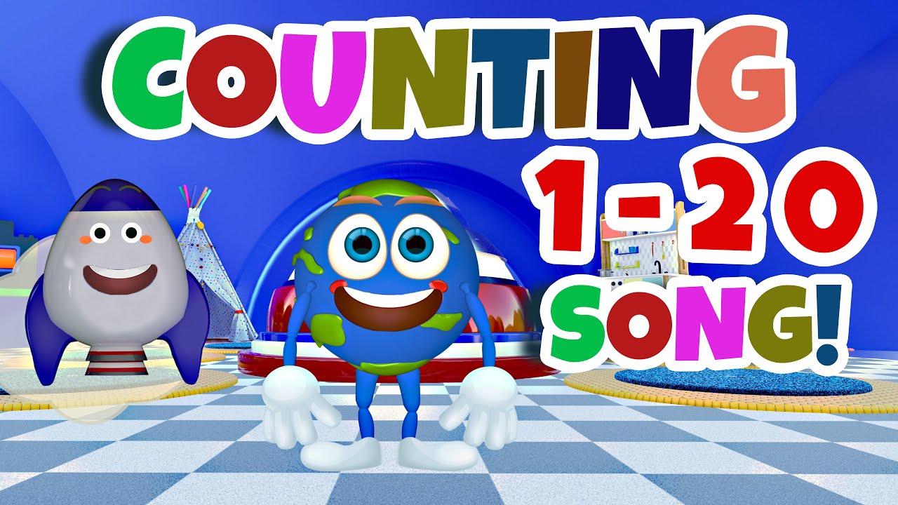 Number song 1-20 for kids preschool and Dance | Sing along | Count by ...