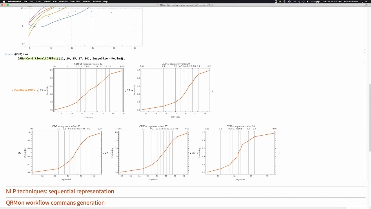 Simplified Machine Learning Workflows with Anton Antonov, Session #4: Quantile Regression (Part ...