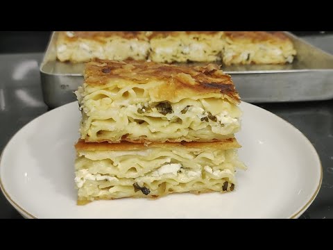 El Açması Zannettiler🤭 Sadece 3 yufkadan ‼️ Gerçeğini Aratmayan Lezzette Yalancı Su Böreği Tarifi 👌