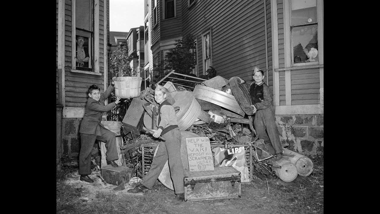 Salvaging Victory: When people scrapped metals to help the war effort ...