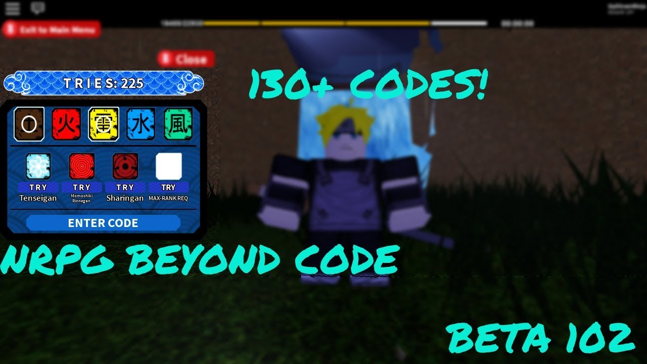 ROBLOX NRPG Beyond Code 130+ Tries - YouTube