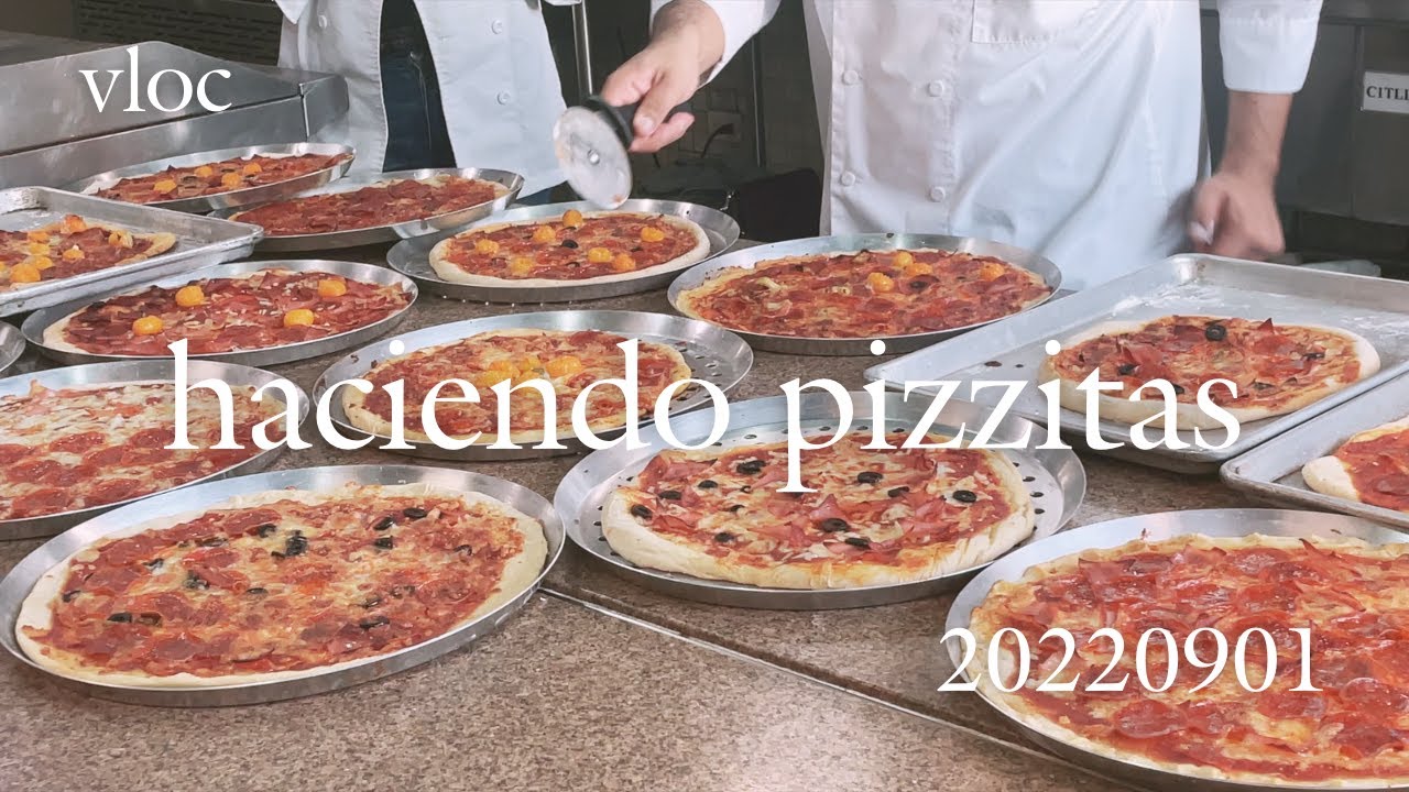 vloc 20220901: haciendo pizzitas - YouTube