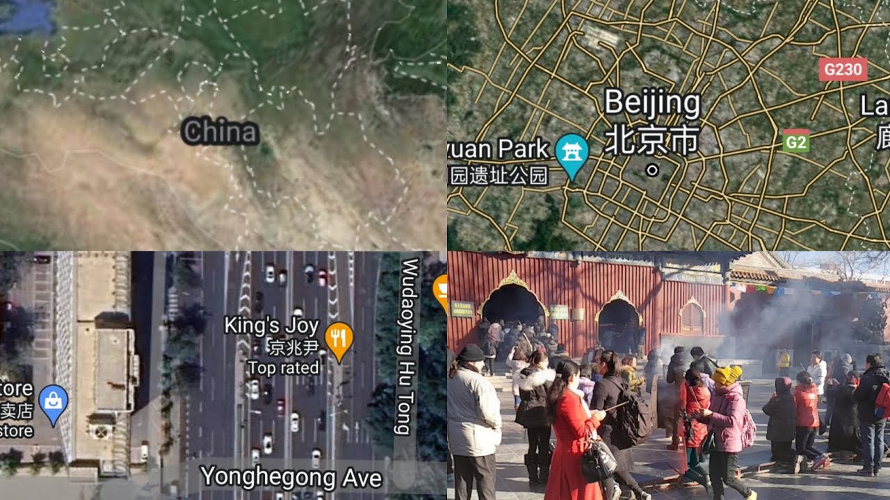 A bird's-eye view of Beijing, China - YouTube