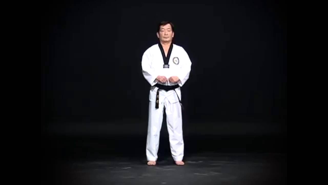 Taekwondo - Taegeuk 1 - IL Jang - 18 moves (English, Descriptive) - YouTube