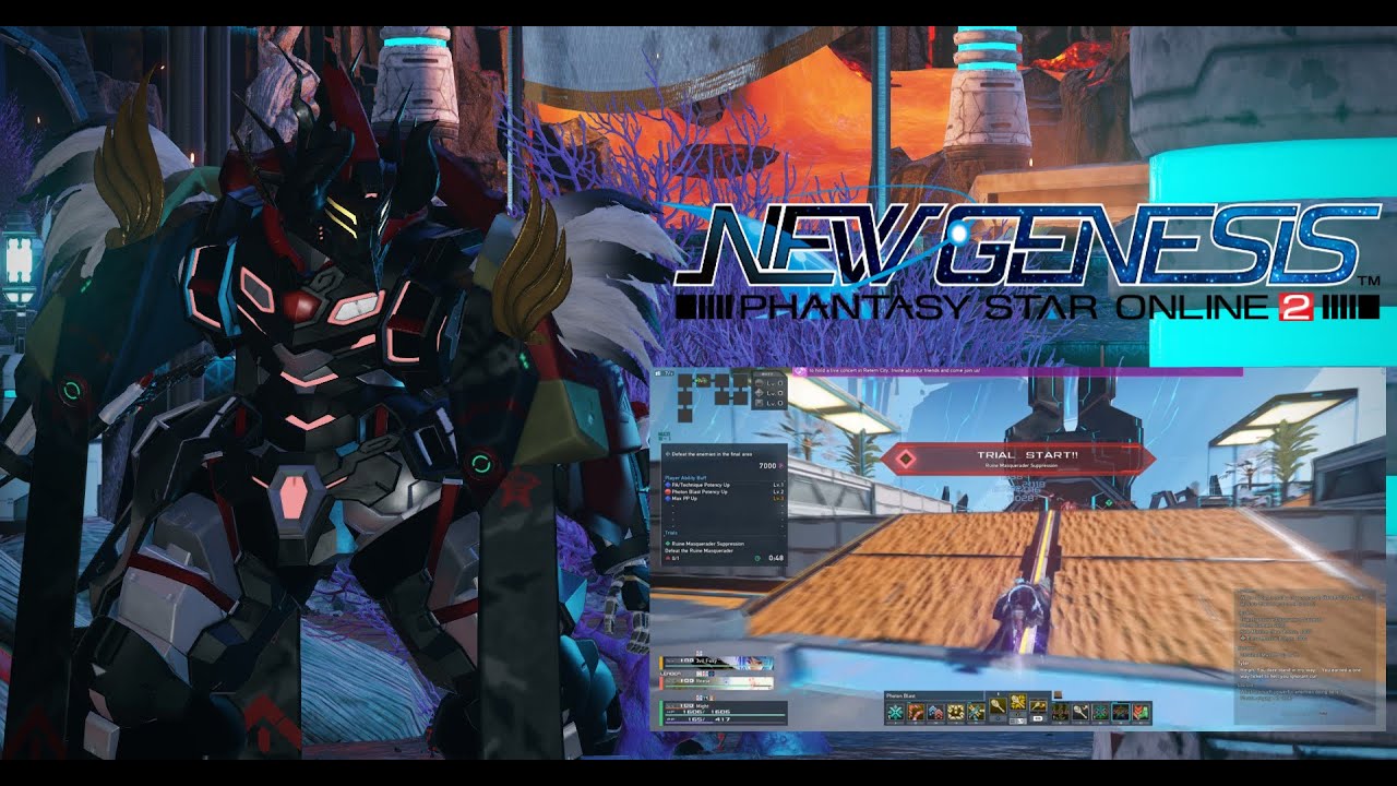 PSO2 NGS - new leciel - YouTube