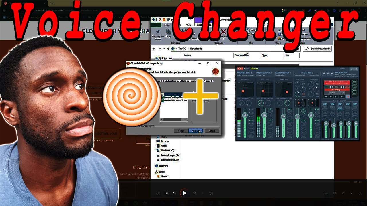 How To Download Clownfish And Use It With Voicemeeter | AI VOICE | VOICE CHANGER | 2023 TUTORIAL ...