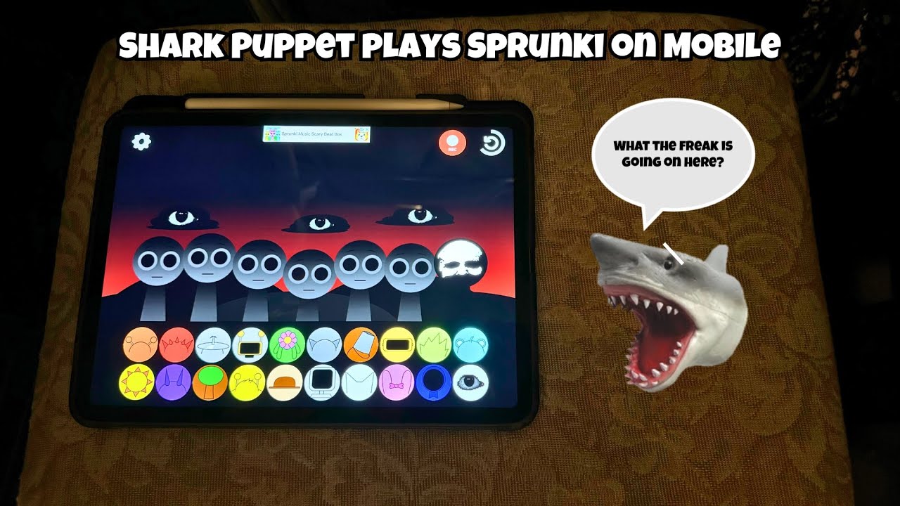 SB Movie: Shark Puppet plays Sprunki on Mobile! - YouTube