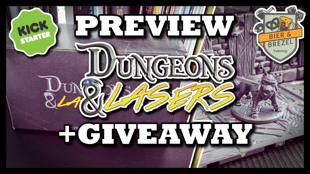 Dungeons and Lasers Kickstarter | Loot Demo Unboxing und Giveaway - YouTube