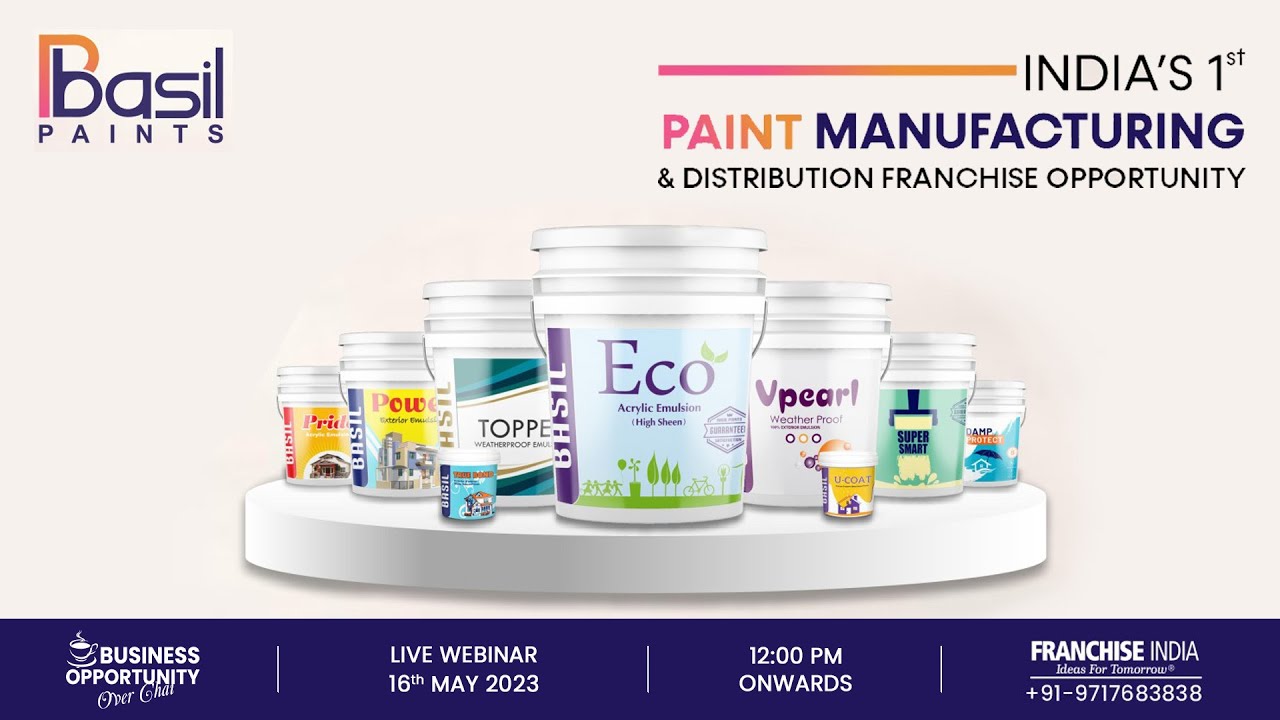Business Opportunity with Basil Paints - YouTube