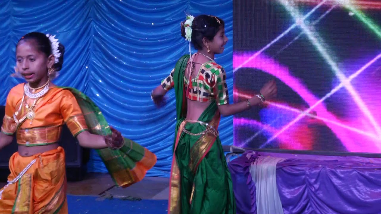 Svvs school Sillod / Bharadi स्नेह संमेलन 2020 मिक्स लावणी song - YouTube