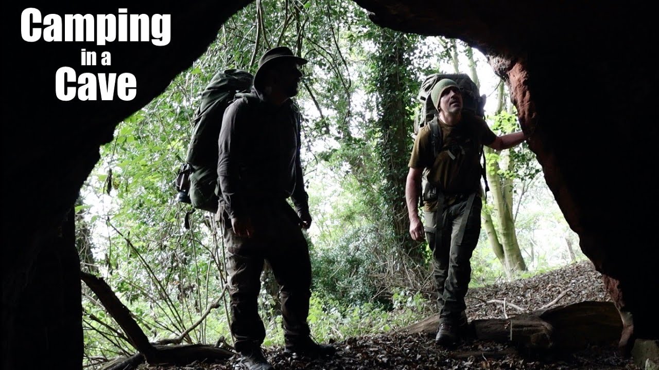 Overnight Camp in a Cave with Kent Survival. Whole Chicken in a Kazan ...