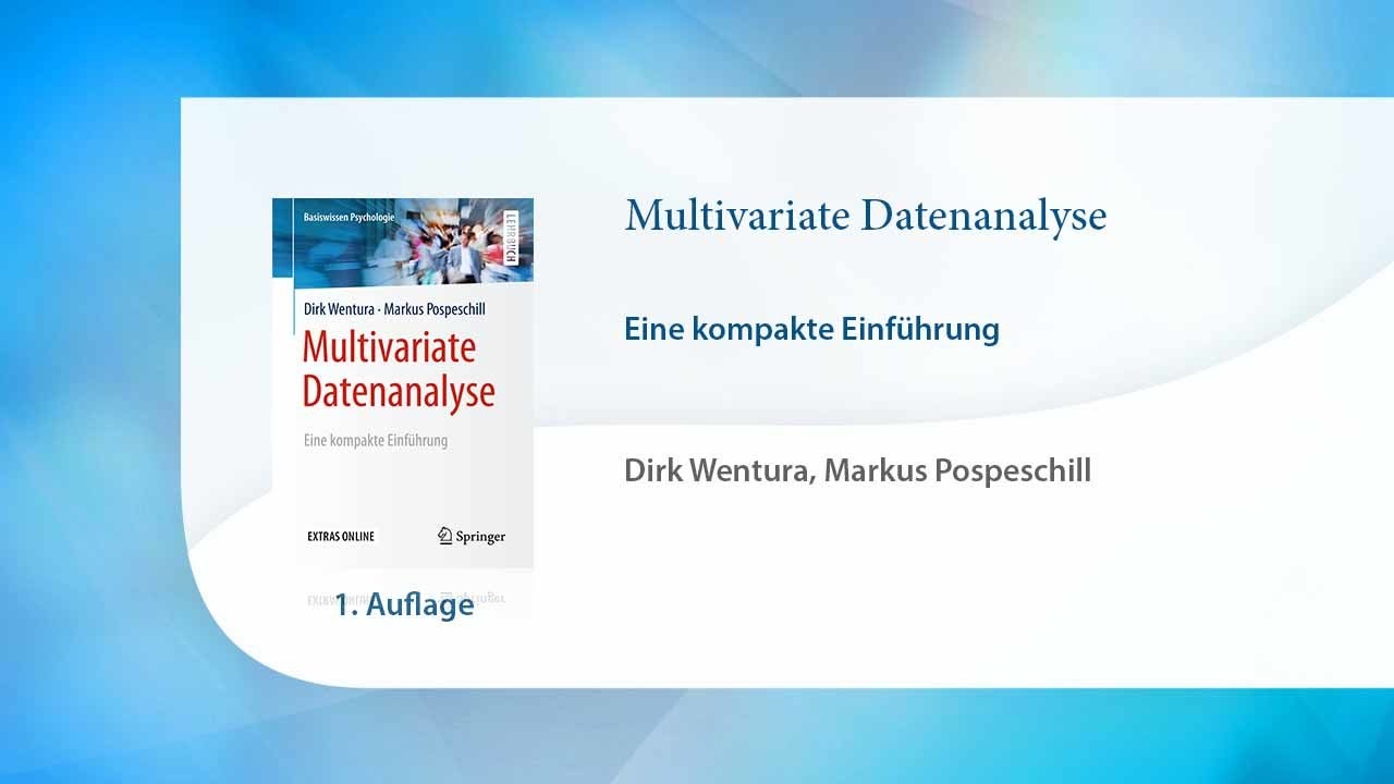 Multivariate Datenanalyse - YouTube