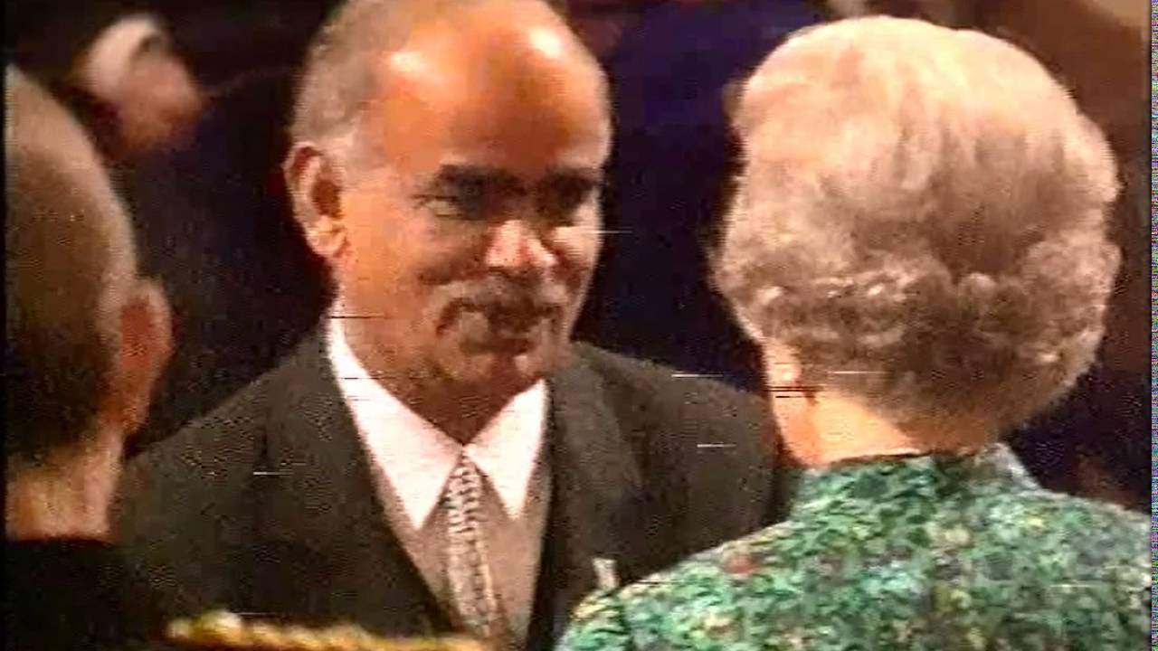 Lord Rana receiving MBE from Her Majesty Queen Elizabeth 1996 - YouTube