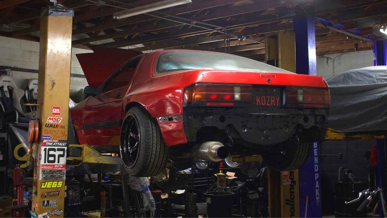Drift Build FC RX7 is FINALLY seeing the light! - YouTube