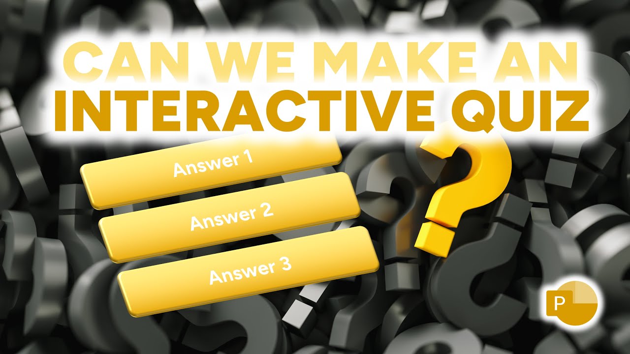 Interactive QUIZ in PowerPoint! Boost your audience ENGAGEMENT! - YouTube
