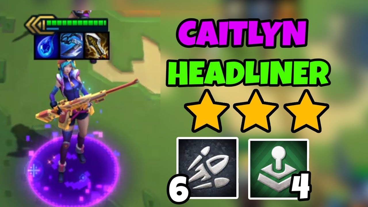 TFT SET REVIVAL! CAITLYN HEADLINER ⭐⭐⭐ || TEAMFIGHT TACTICS - LEAGUE OF ...