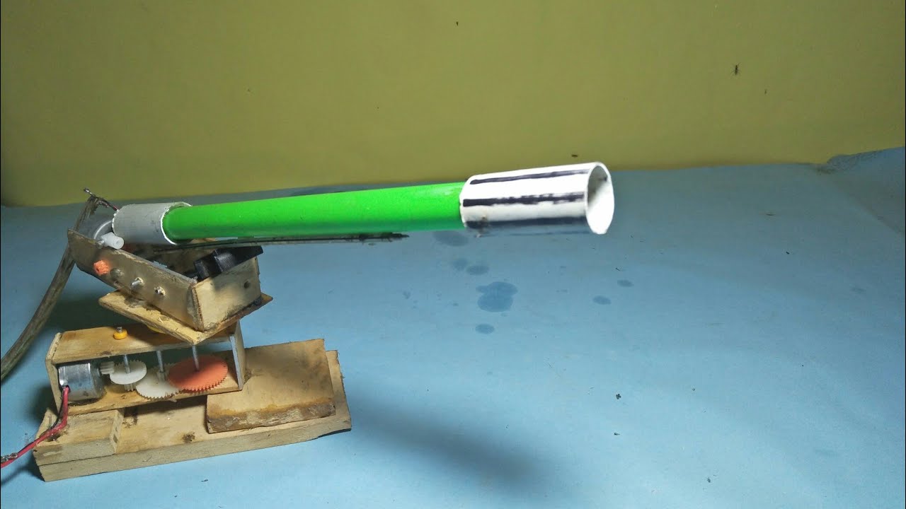 Membuat mainan peluncur rudal anti pesawat - YouTube