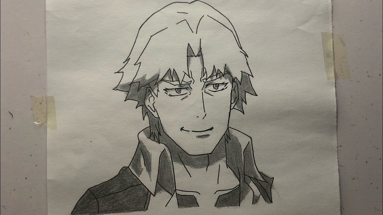 How to draw Dante #anime #drawing #art #animedrawing - YouTube