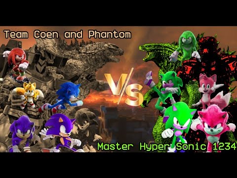 Team Coen and Phantom Vs. Team Master Hyper Sonic 1234 - YouTube