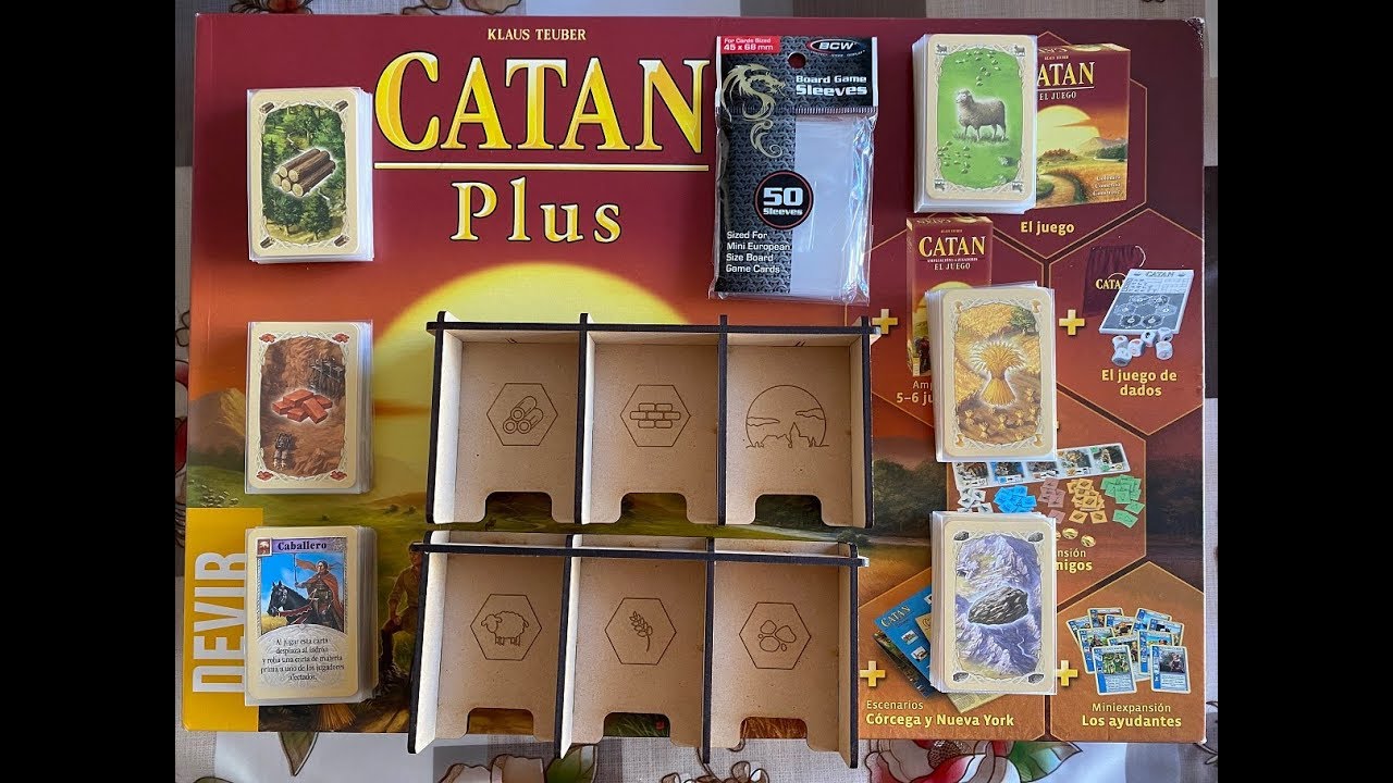 Catan Fundas Protectoras de Cartas y Portacartas. Como Guardar Catan Plus - YouTube