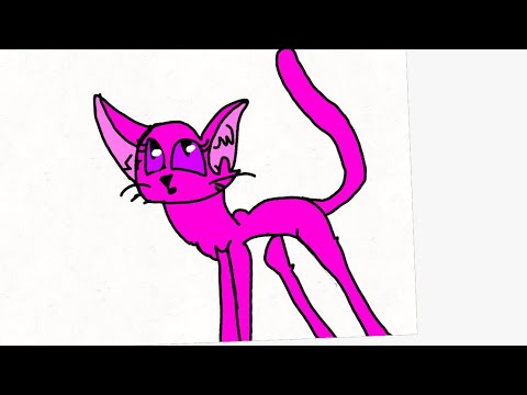 How I draw cats on FlipaClip - YouTube