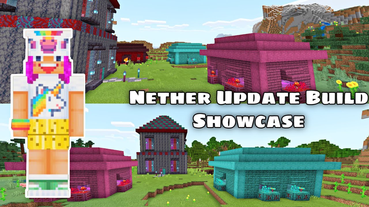 1.16 Minecraft Nether Update Builds Showcase! | Nerupicorn🦄 - YouTube