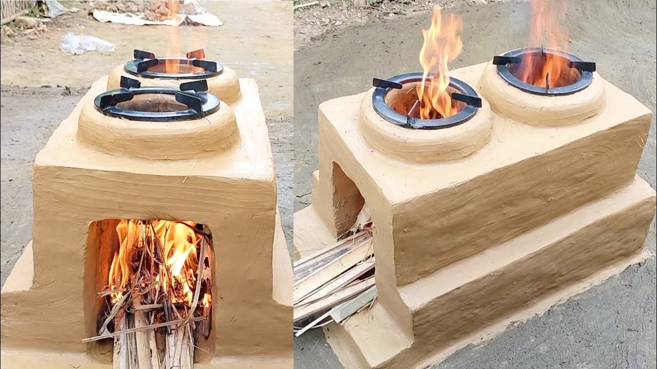 How to make Multiple 2 in 1 Clay Stove । Village Stove Making। Simple ...