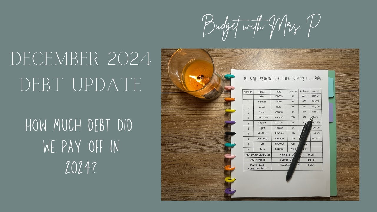 Final 2024 Debt Update | Debt Free Journey | $30k in Consumer Debt ...