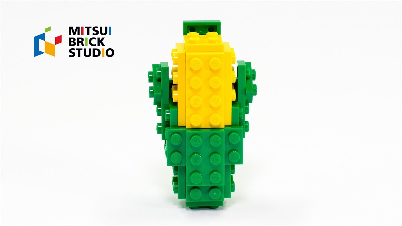 How to Build a Corn with LEGO Bricks #StayHome #WithMe #家で一緒にやってみよう ...