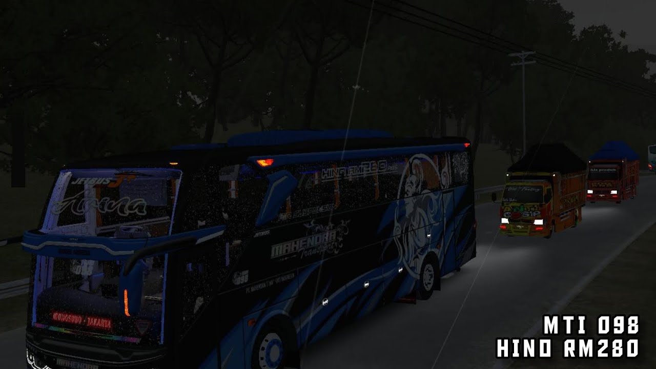 MTI | MAHENDRA TRANS INDONESIA | HINO RM280 😎 - YouTube