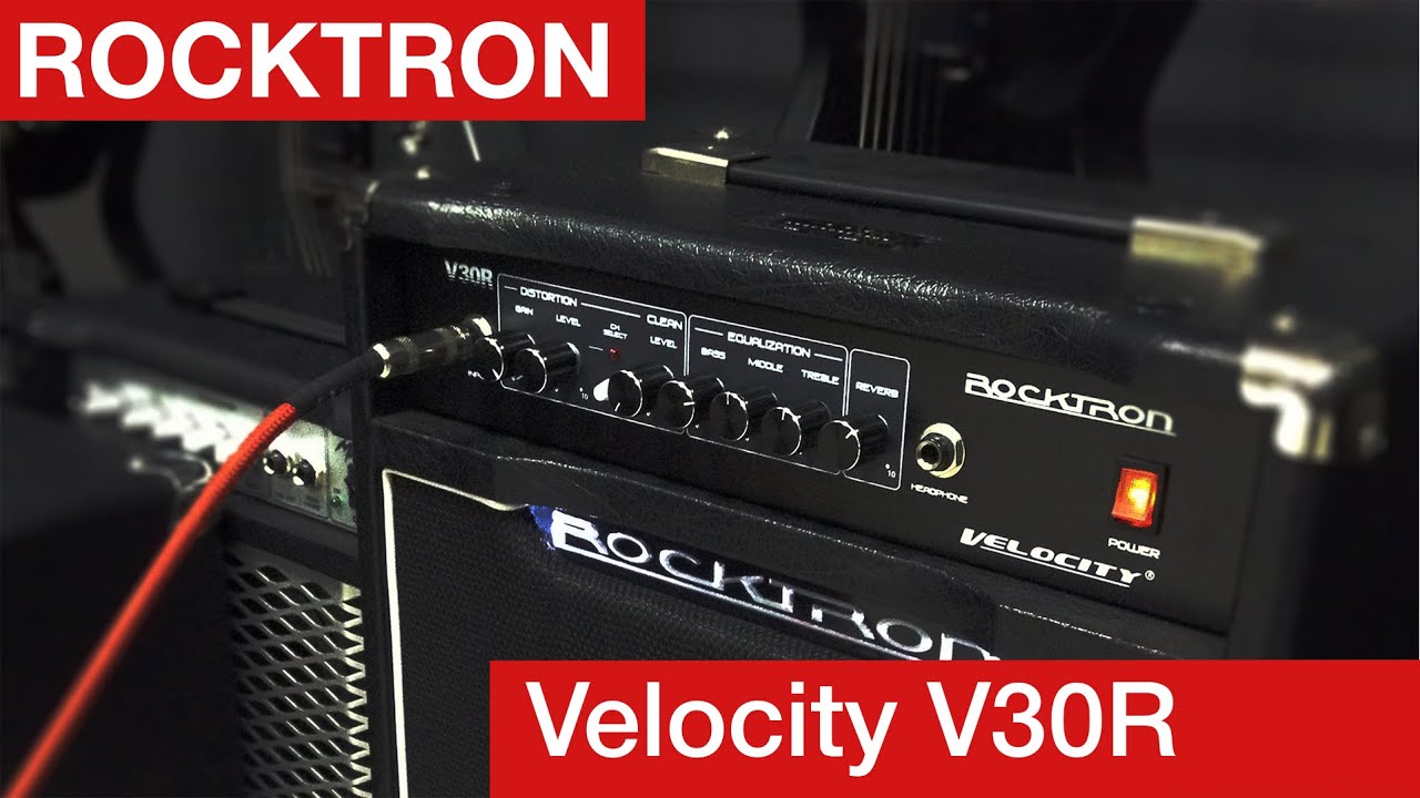 Как звучит Rocktron V30R Velocity 📻 Тест ЗВУКА Гитарного Комбо - YouTube